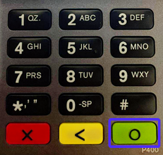 Getting the IP address for your Verifone P400 Payment Terminal